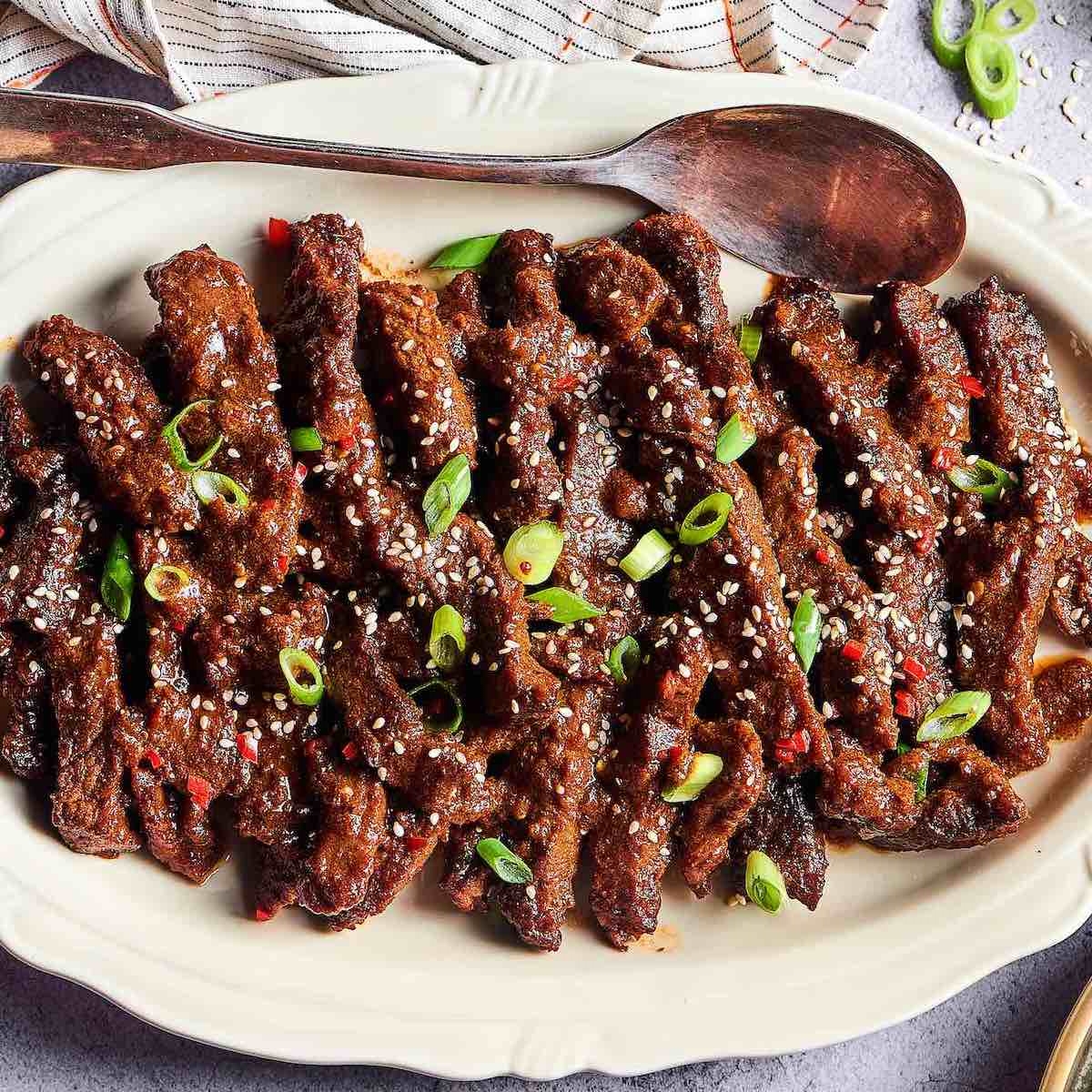 Bulgogi Recipe: Korean Marinated Grilled Beef - RecipeGuru
